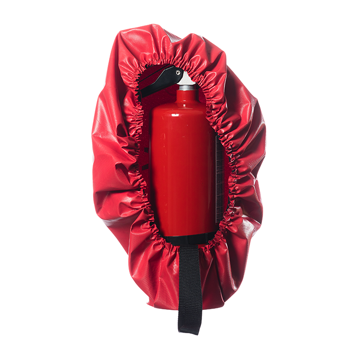5 lb. HD Elastic Back Extinguisher Cover, French : Steel Fire Equipment