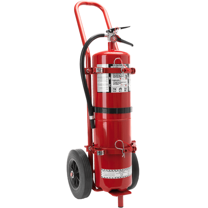 Heavy Duty Fire Extinguisher Cart : Steel Fire Equipment