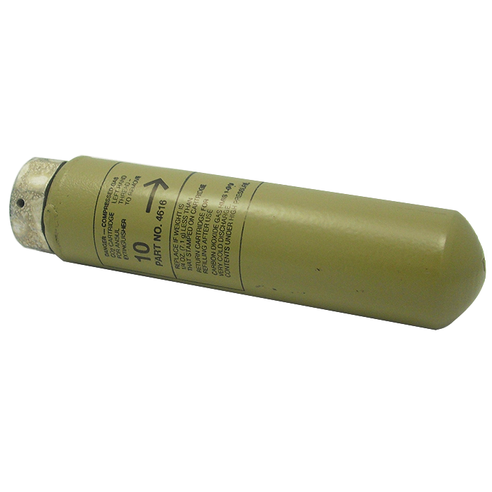 10 lb CO2 Cartridge T.C. : Steel Fire Equipment